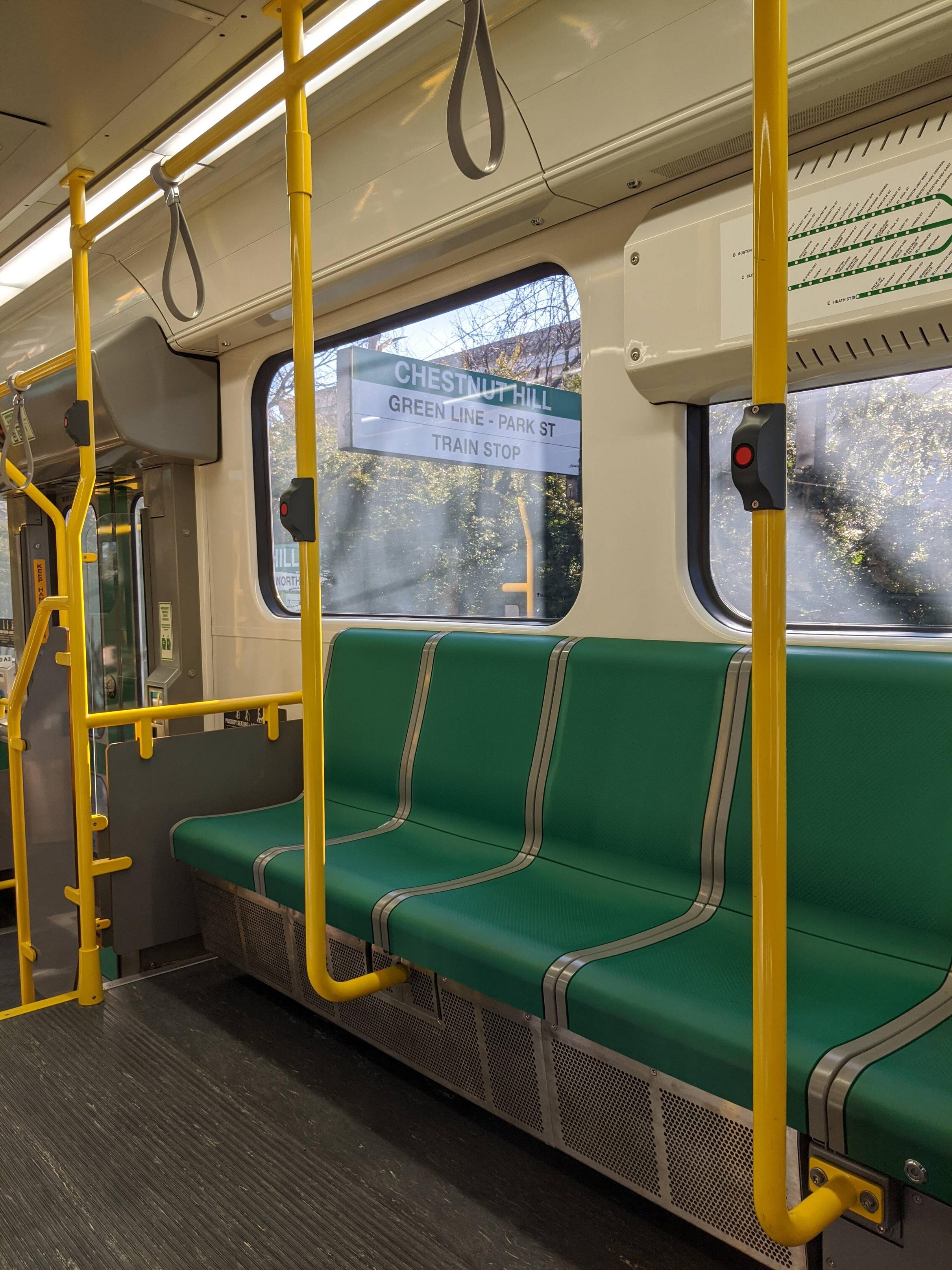 Inside look of the new Green Line train! | Scrolller