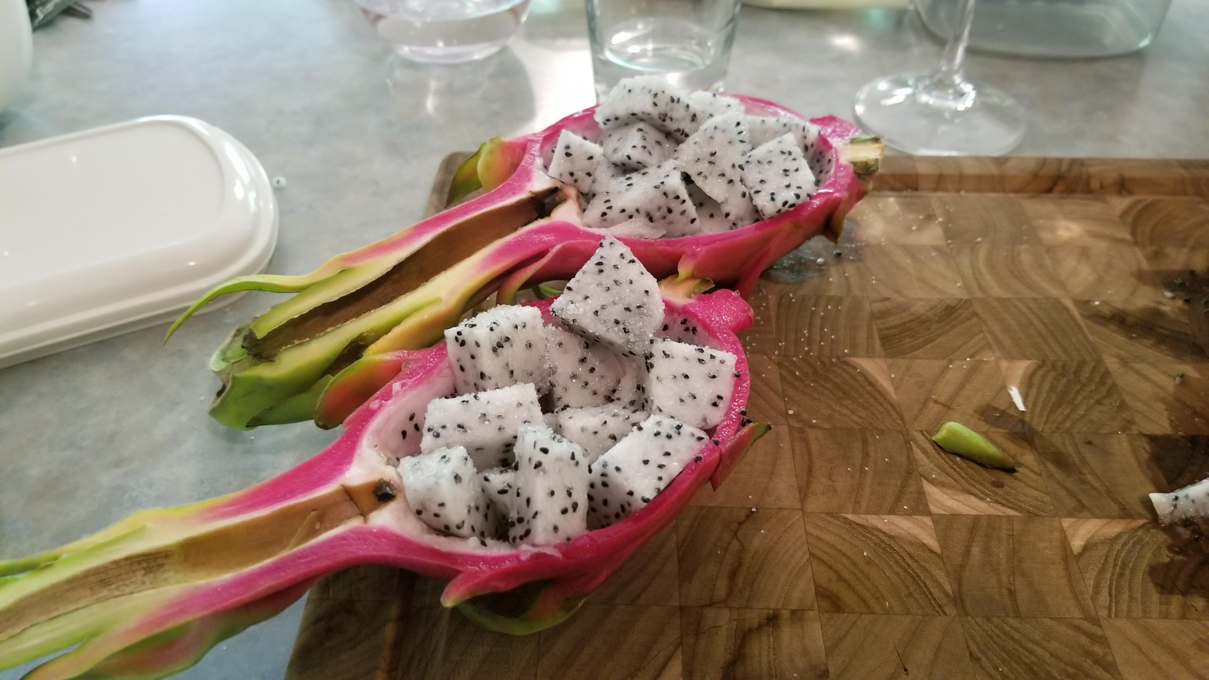 Inside of a dragon fruit | Scrolller