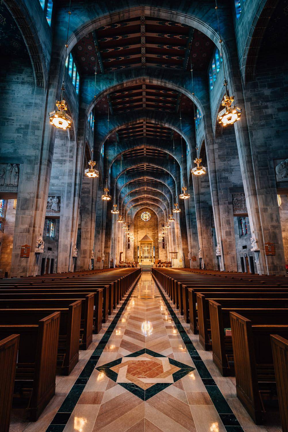 Inside the Cathedral of Mary Our Queen in Baltimore | Scrolller