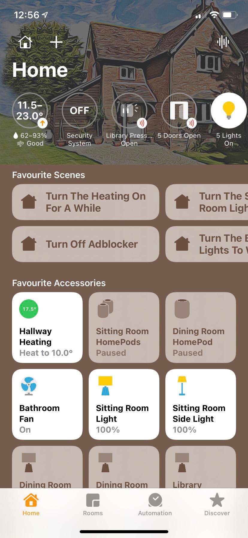 Inspired by the other posts popping up here, I cartoon-ised my actual home for a slightly ...