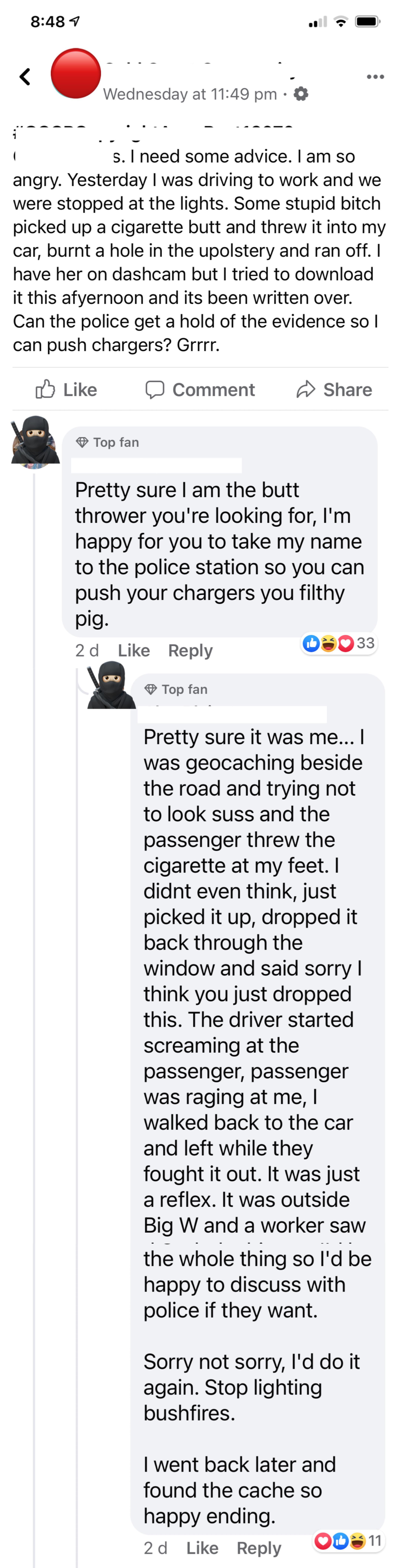 Instant karma on the Goldie | Scrolller