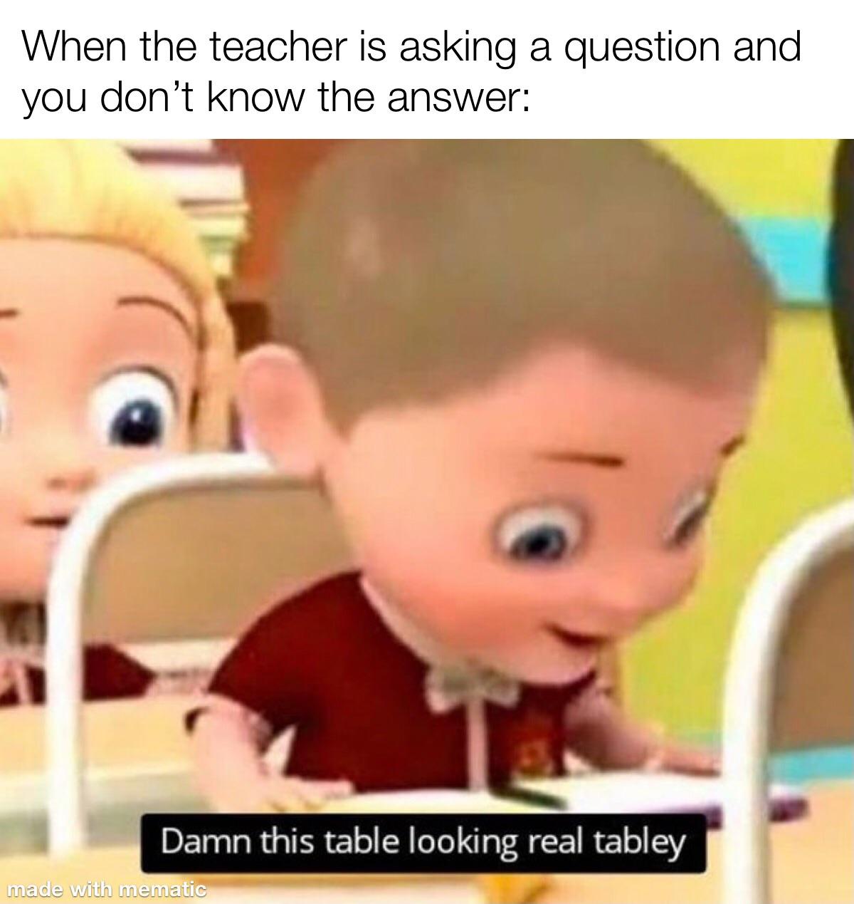 Interesting table... | Scrolller