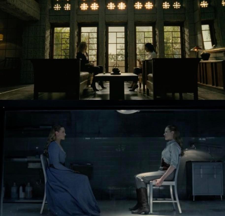 Interesting to see the conversations Dolores has had with herself on her path to sentience ...