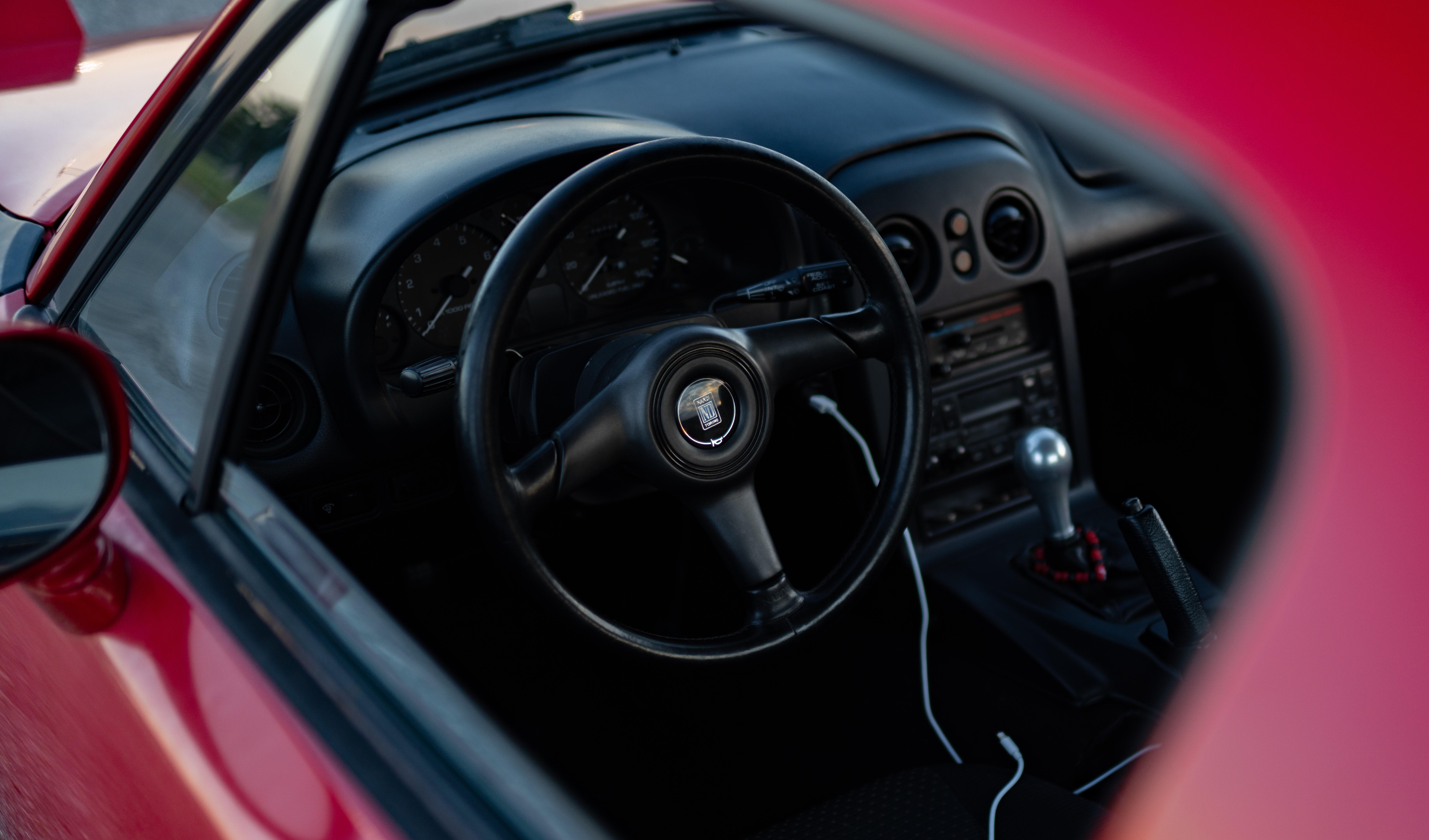 Interior shot of my 1996 Miata - taken by my cousin | Scrolller