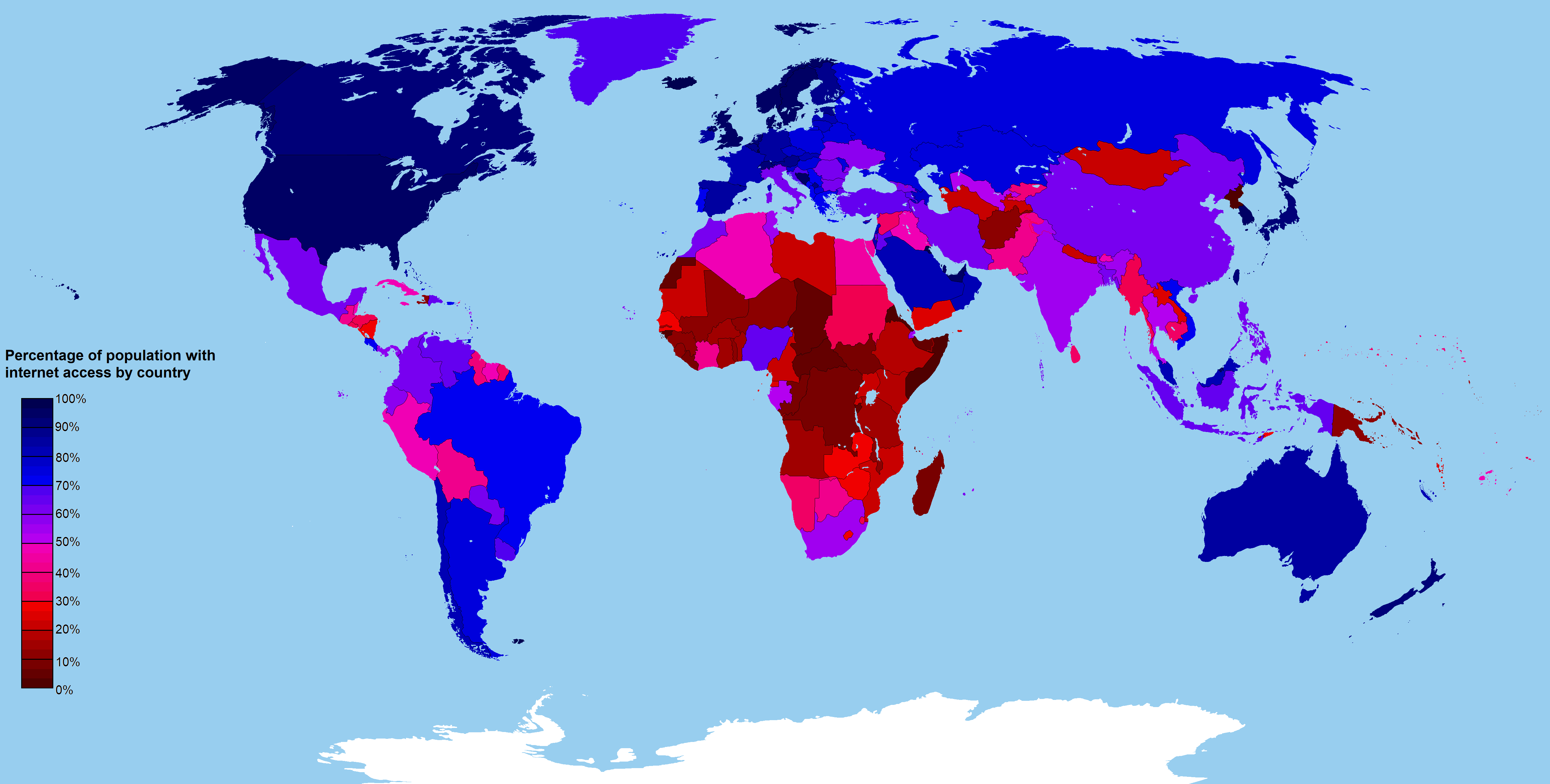 Internet access by country | Scrolller