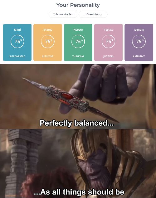 INTJ-A perfectly balanced | Scrolller