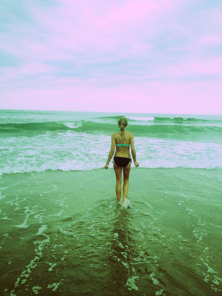 Into the ocean. | Scrolller