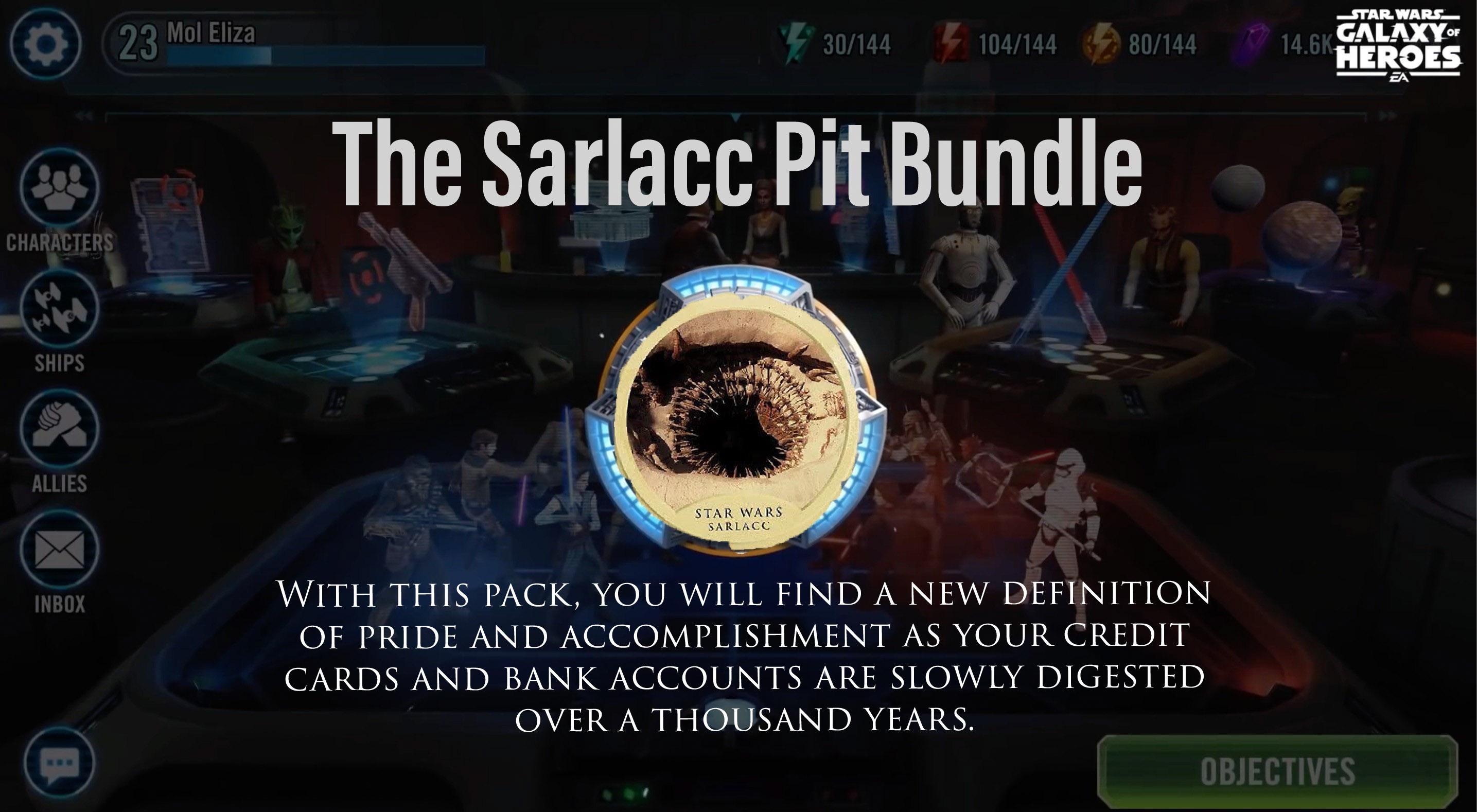 Introducing New Content - The Sarlacc Pit Bundle | Scrolller