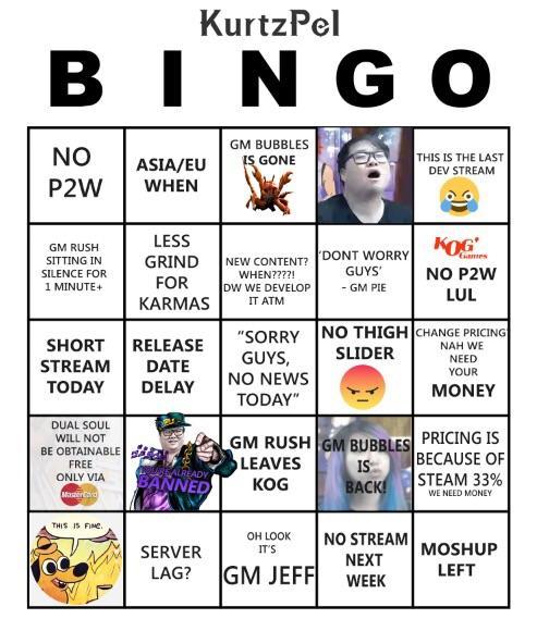 Introducing the kurtzpel stream bingo | Scrolller