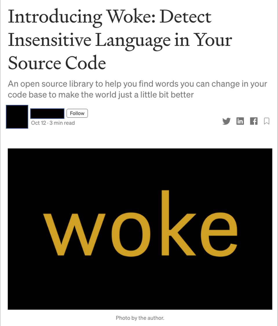 Introducing Woke: Detect Insensitive Language in Your Source Code ...