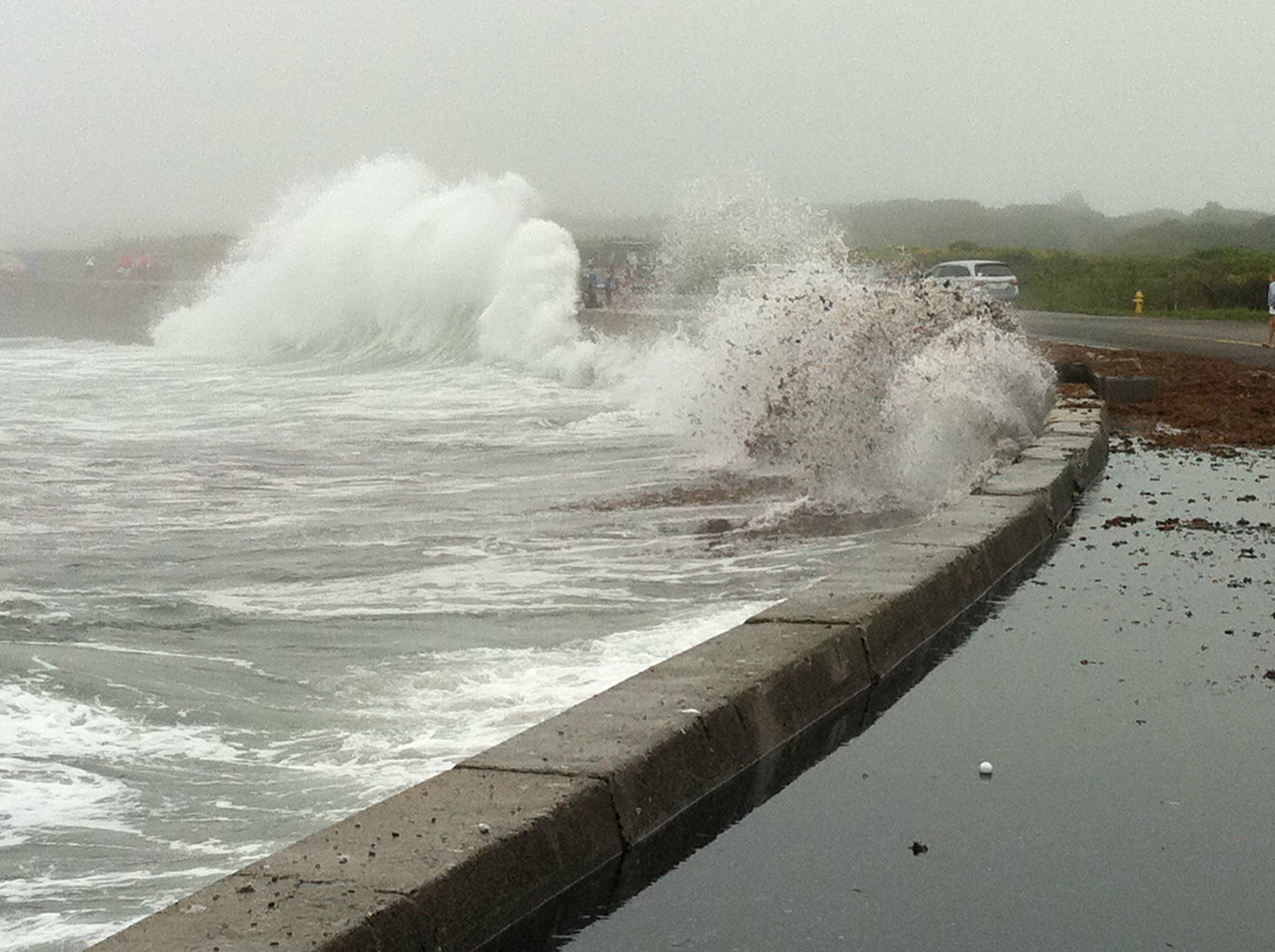 Irene making waves in Rhode Island | Scrolller