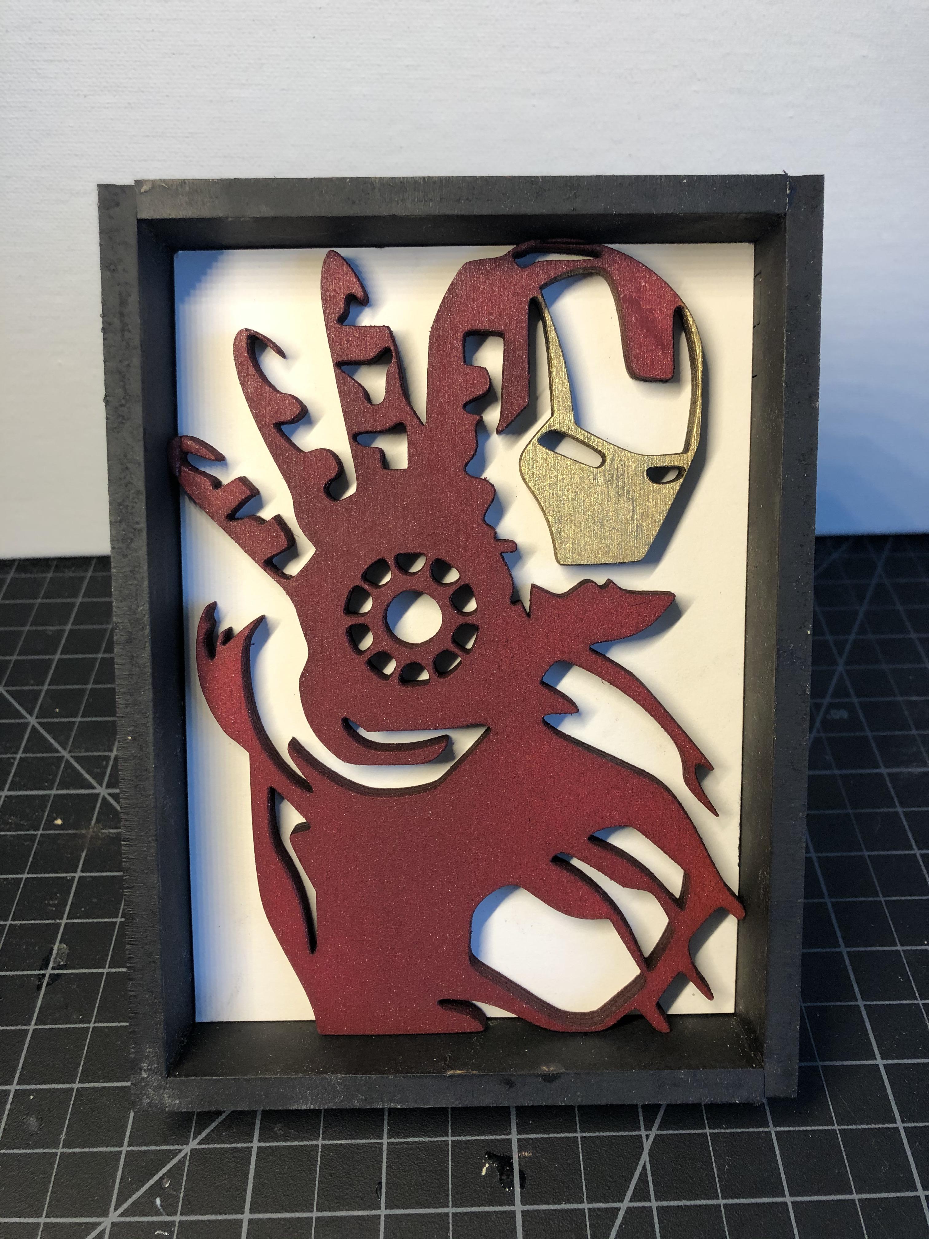 Iron Man shadow box | Scrolller