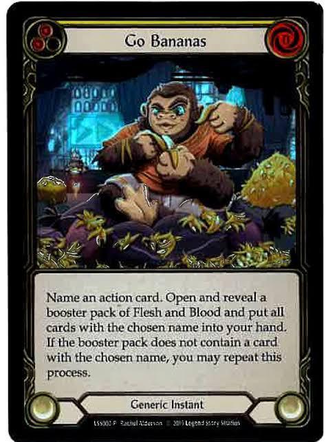 Is Go bananas the only proper promo card? | Scrolller