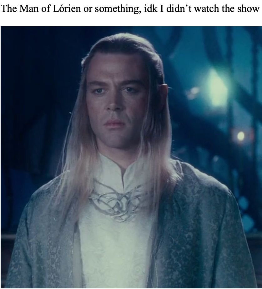 Is it a LotR/Star Wars crossover? | Scrolller