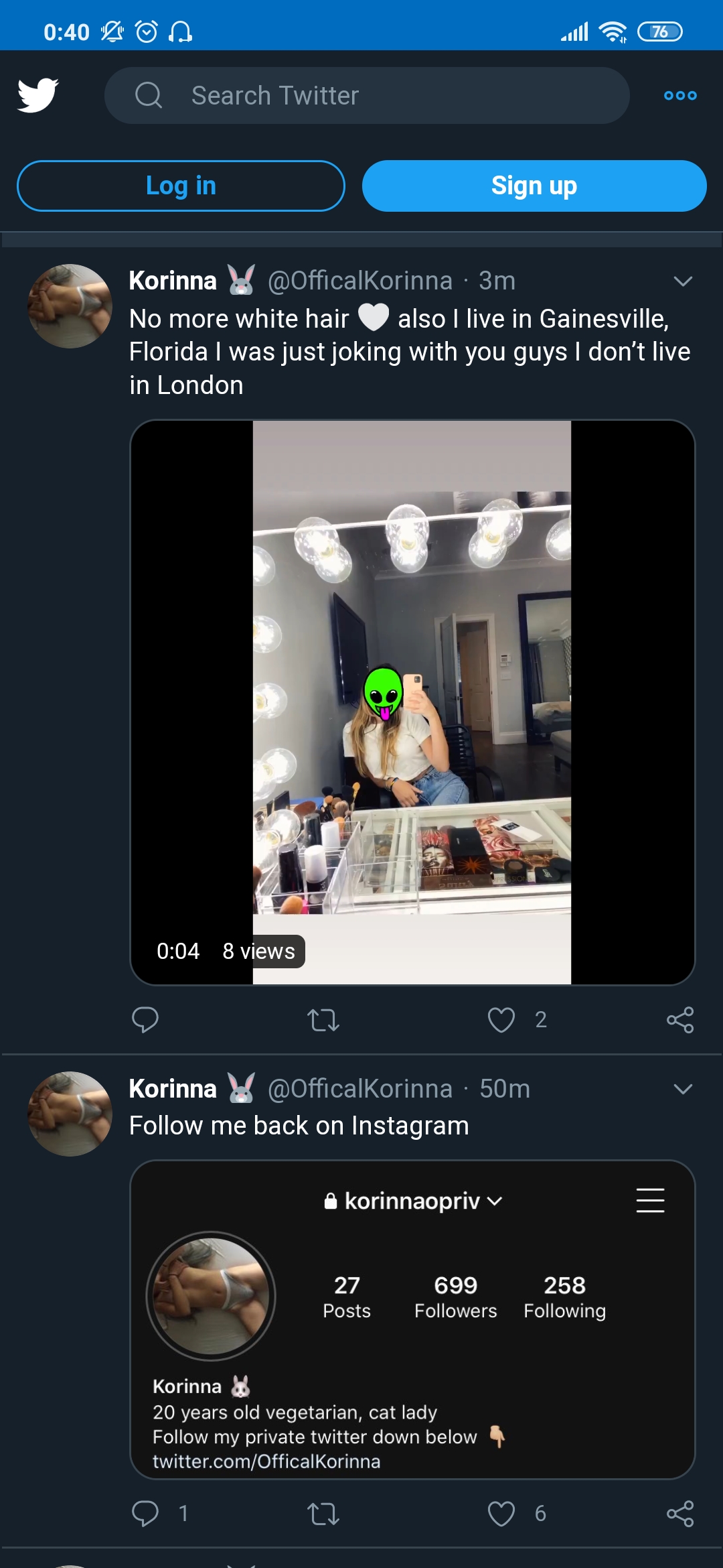 Is she back? | Scrolller