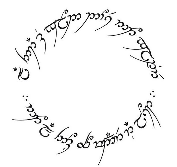 Is this accurate Tengwar for the first two lines of the Riddle of ...