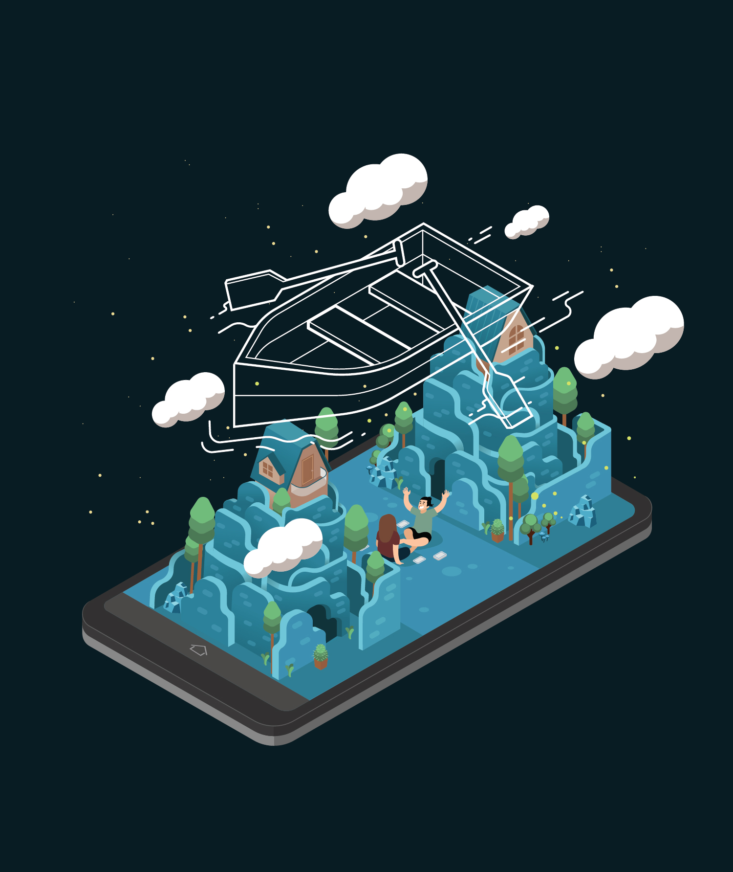 isometric illustration | Scrolller
