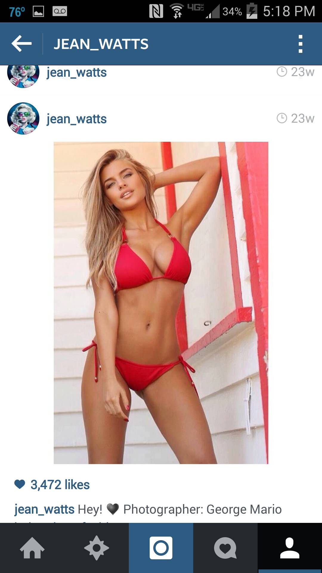 It blows my mind that people look like this. Jean Watts - Instagram | Scrolller