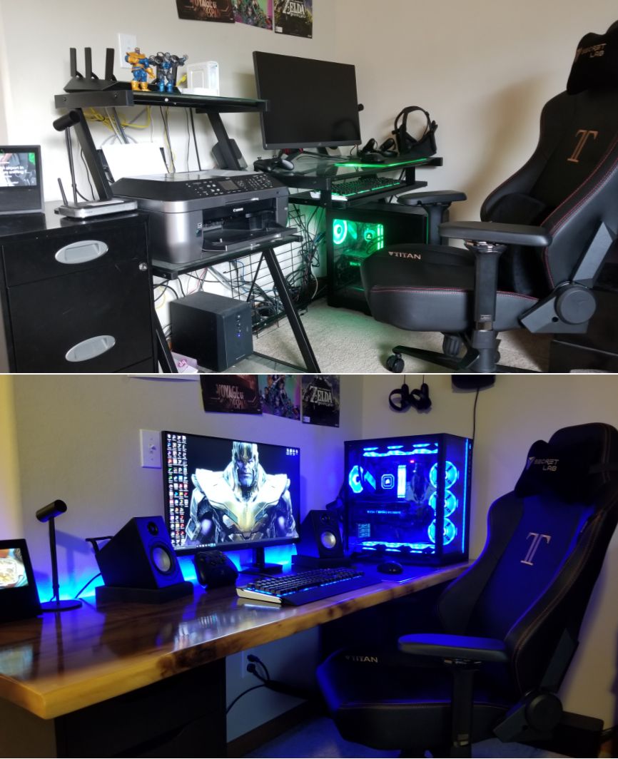 It has been a slow transformation process but the transformation is "almost" complete. Before ...