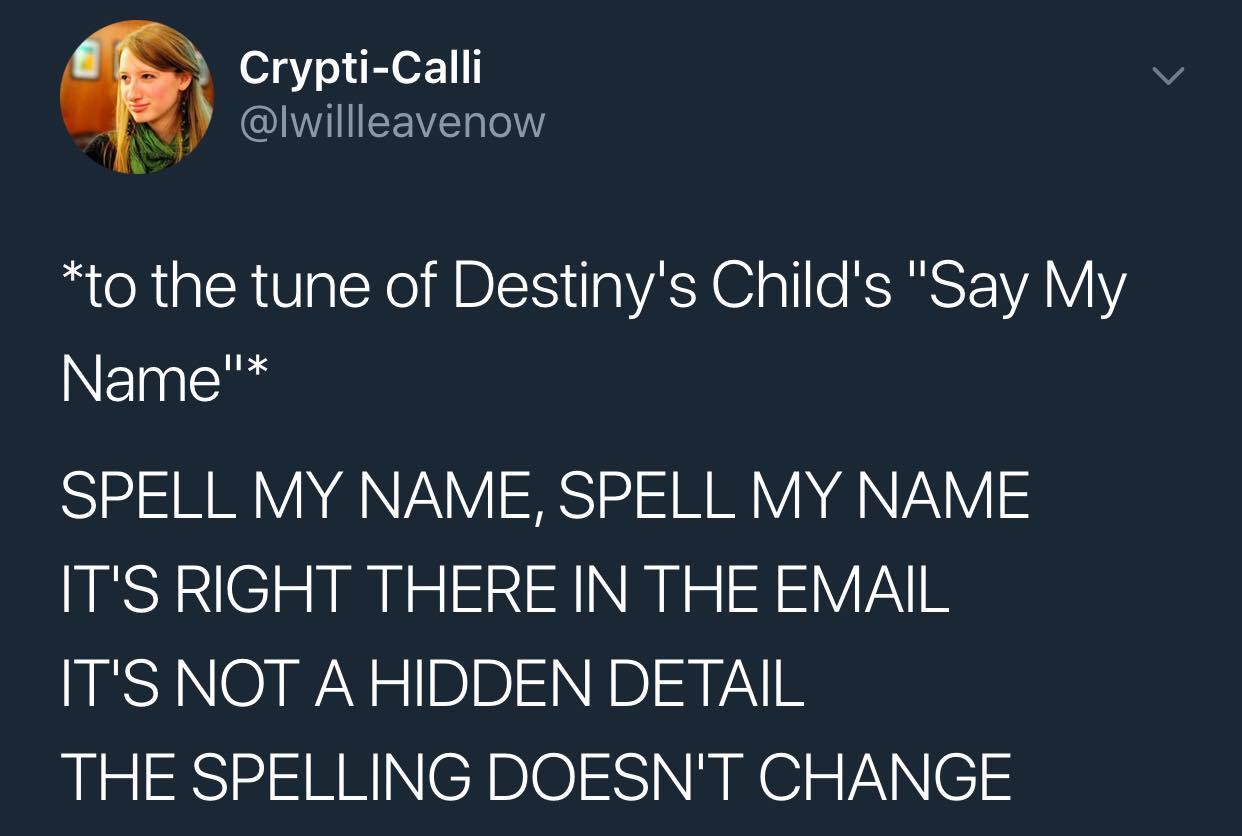 It isn't THAT hard to spell... | Scrolller