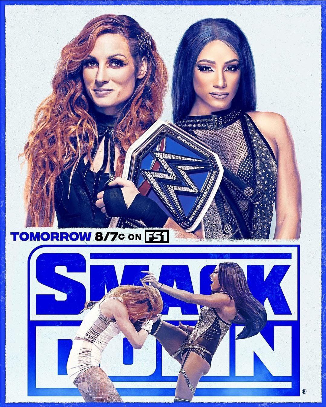 “It’s Clobberin Time.” Sasha Banks vs Becky Lynch TONIGHT on SmackDown on FS1. | Scrolller