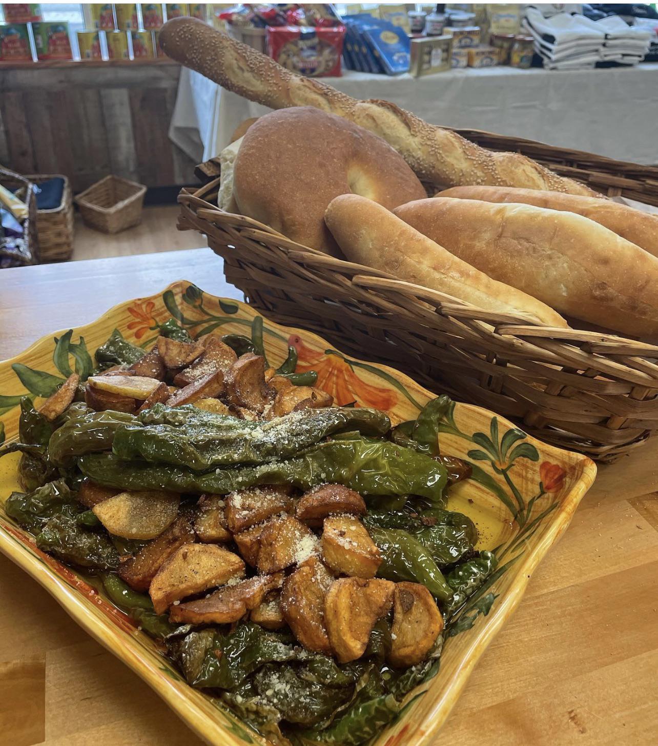 Italian long hots and fried potatoes. | Scrolller