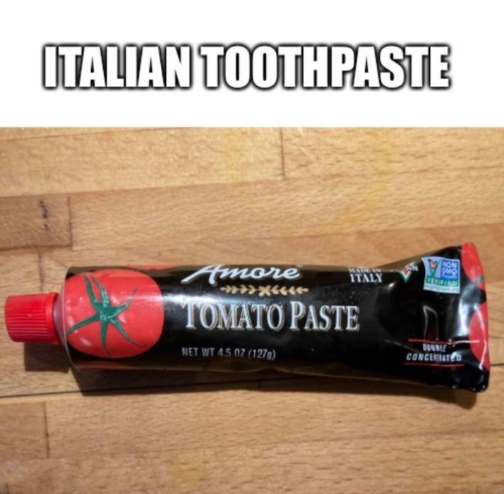 Italian toothpaste | Scrolller