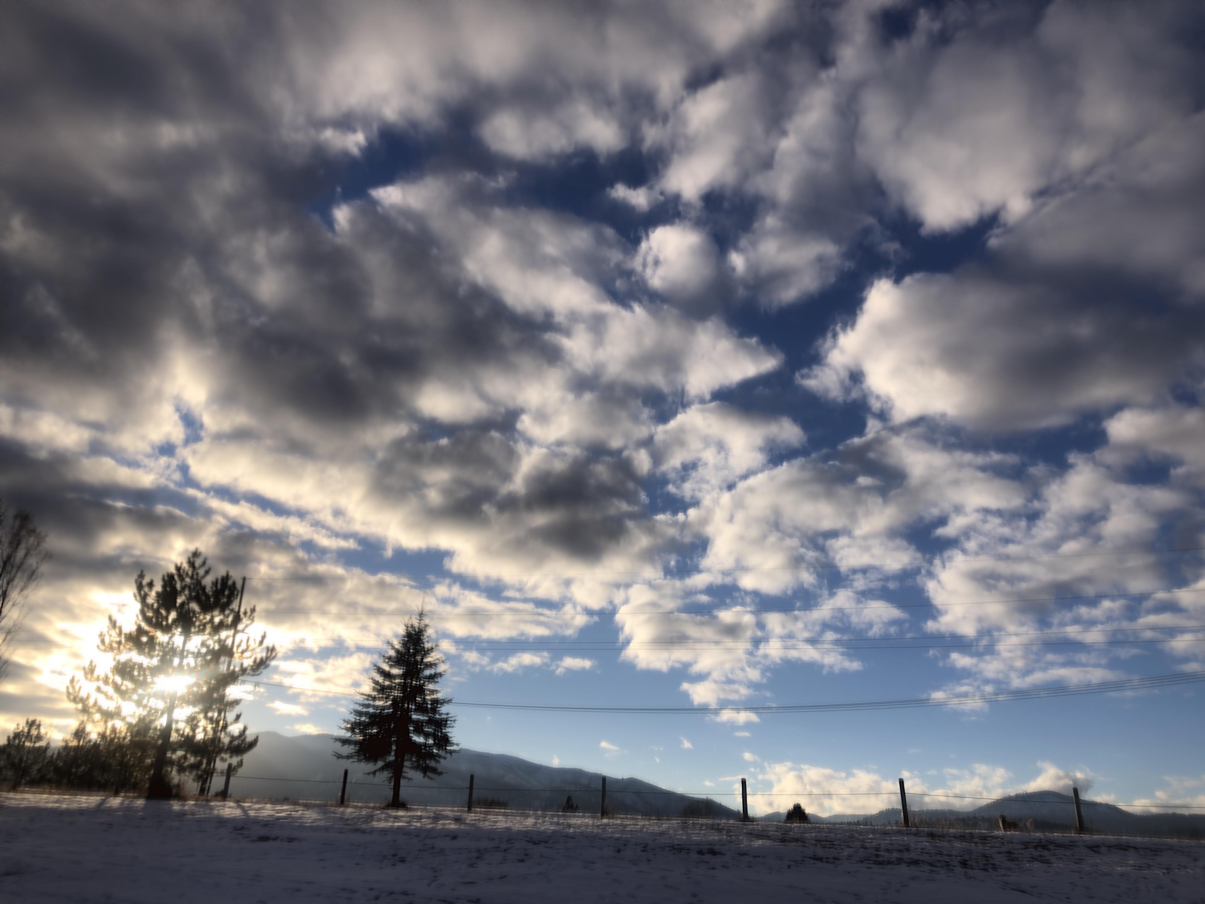 ITAP of some clouds on a super cold walk with my dogs | Scrolller