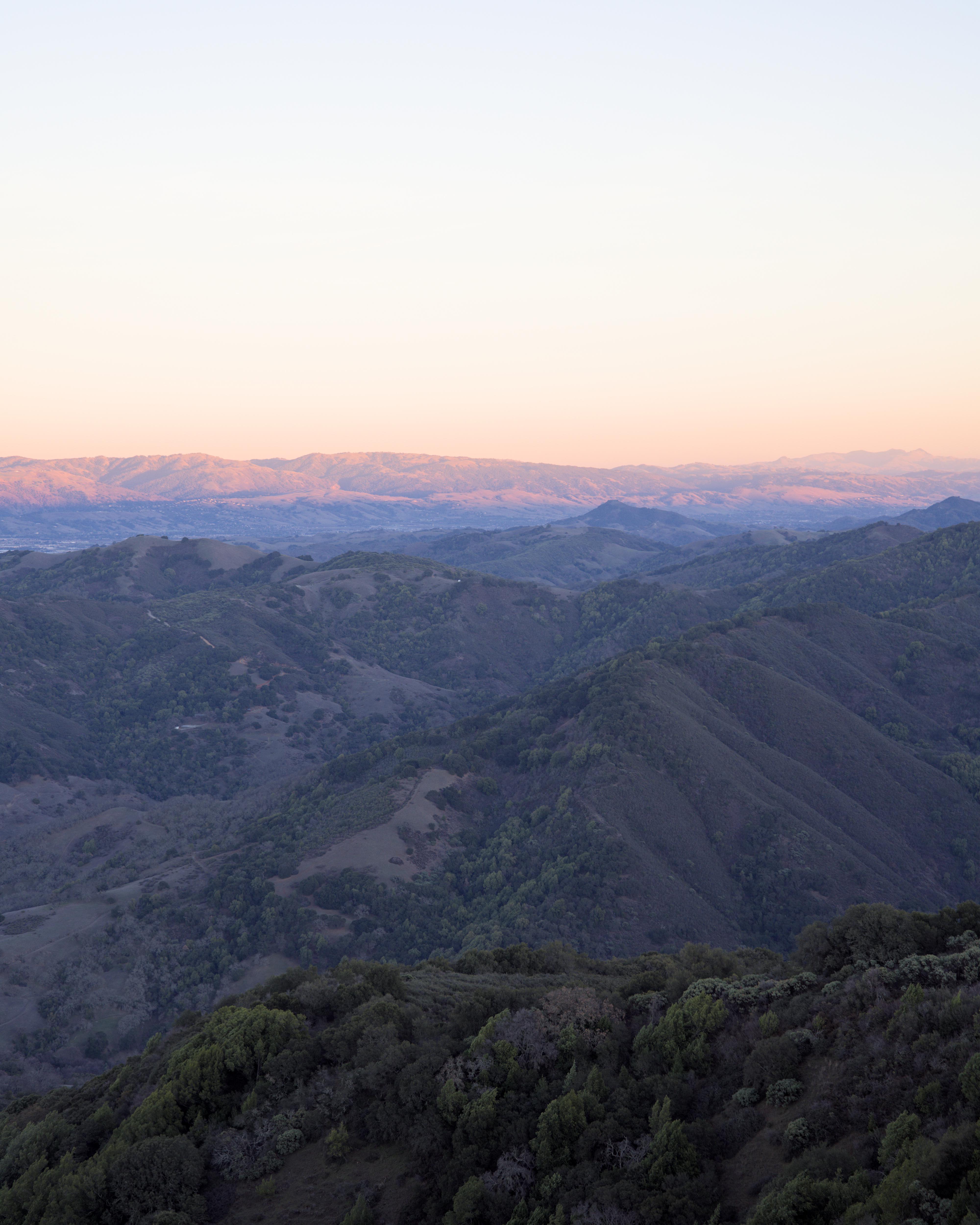 ITAP of the sun setting across the Sierra Azul | Scrolller