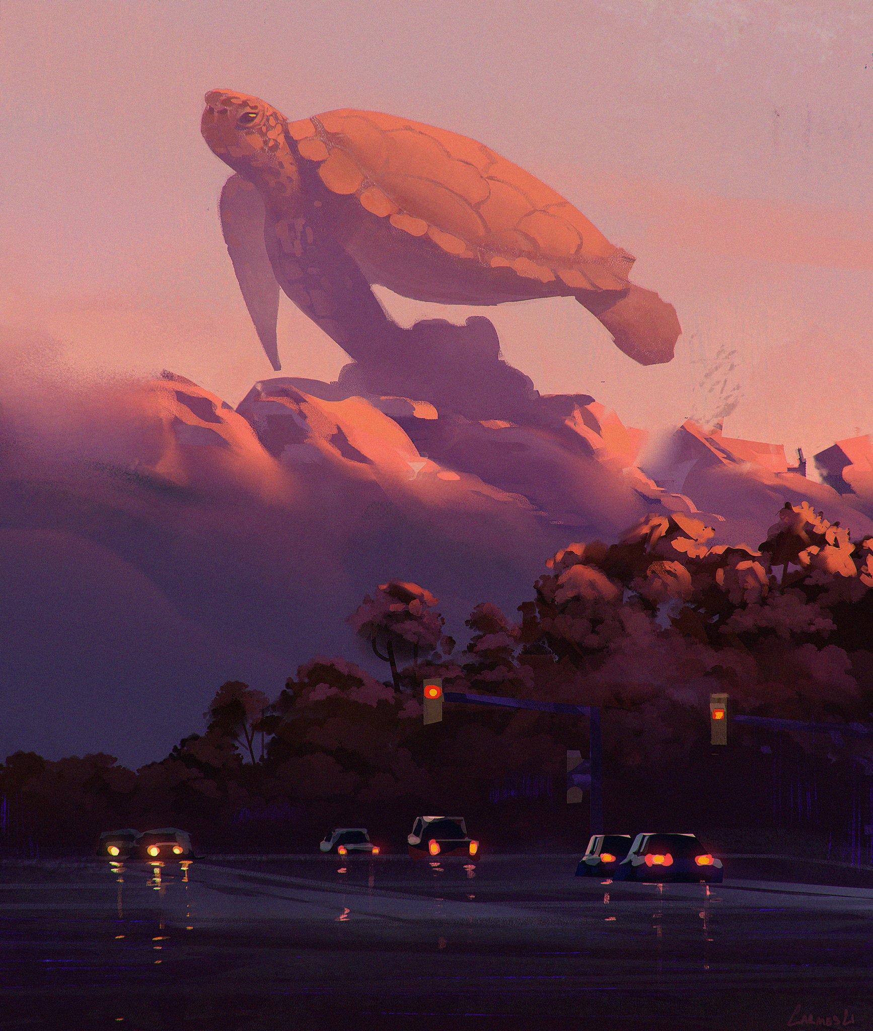 It's a Bird...It's a Plane...It's a Giant Turtle! by Jocelin Carmes | Scrolller