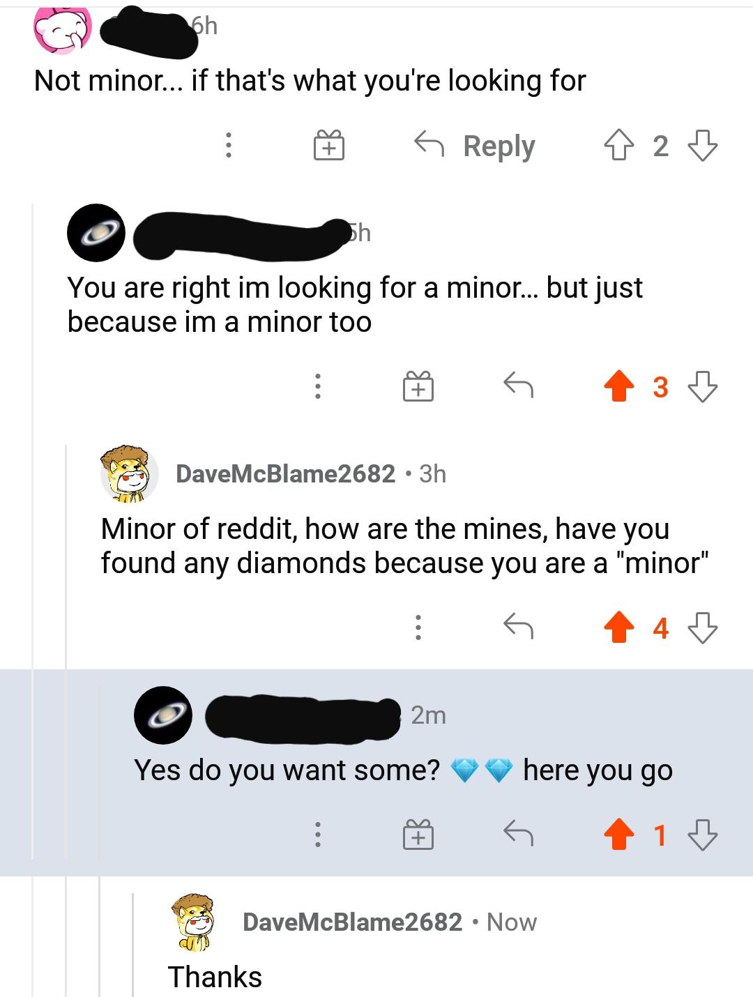 It's a minor | Scrolller