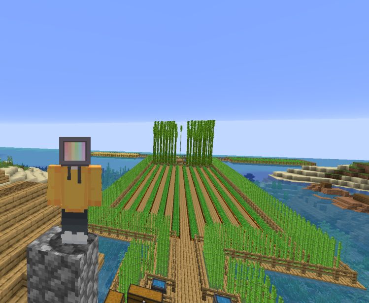 It's not a carrot seed or a wheat house but here's my survival farm :D | Scrolller