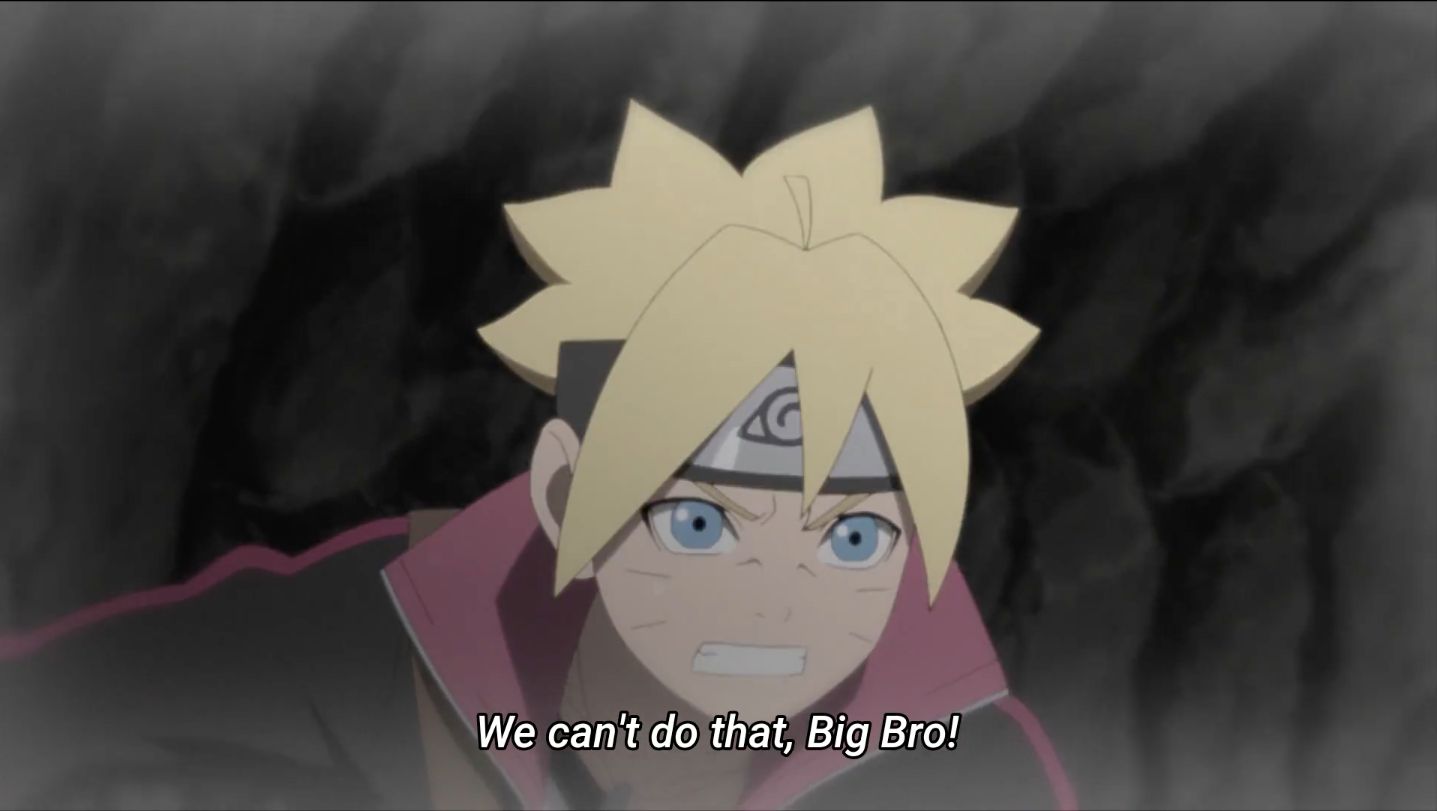 its so precious how boruto call mugino big bro😢 | Scrolller