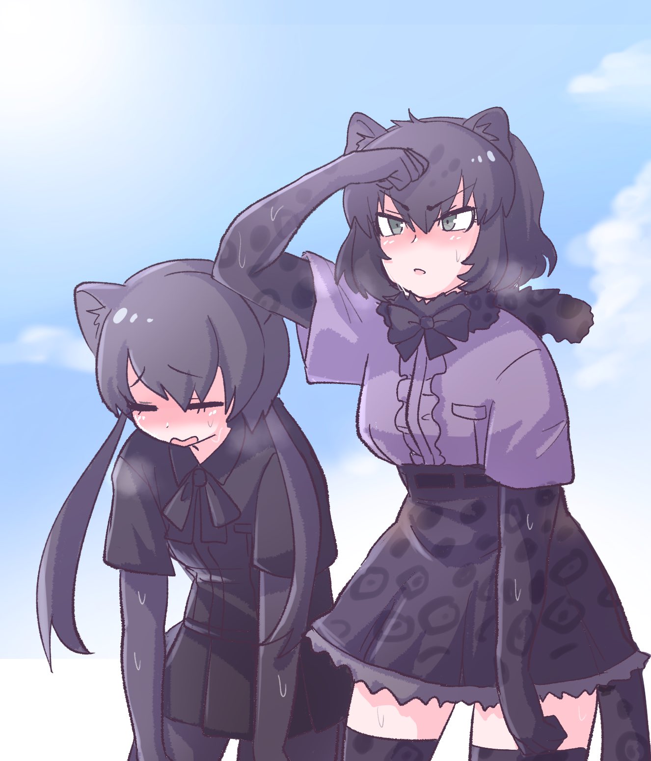 It's too hot for black fur | Scrolller