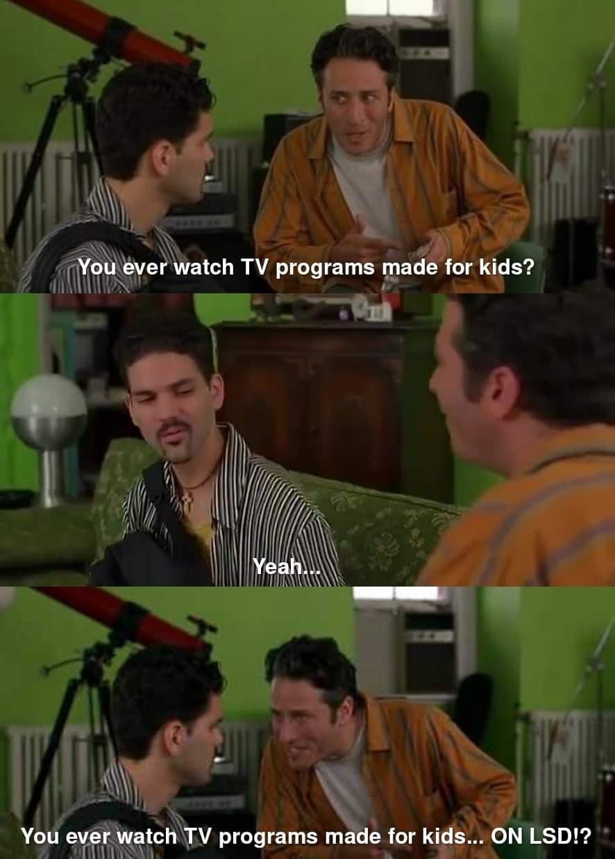 "It's wild man, like the teletubbies get beat up by Barney and shit" | Scrolller