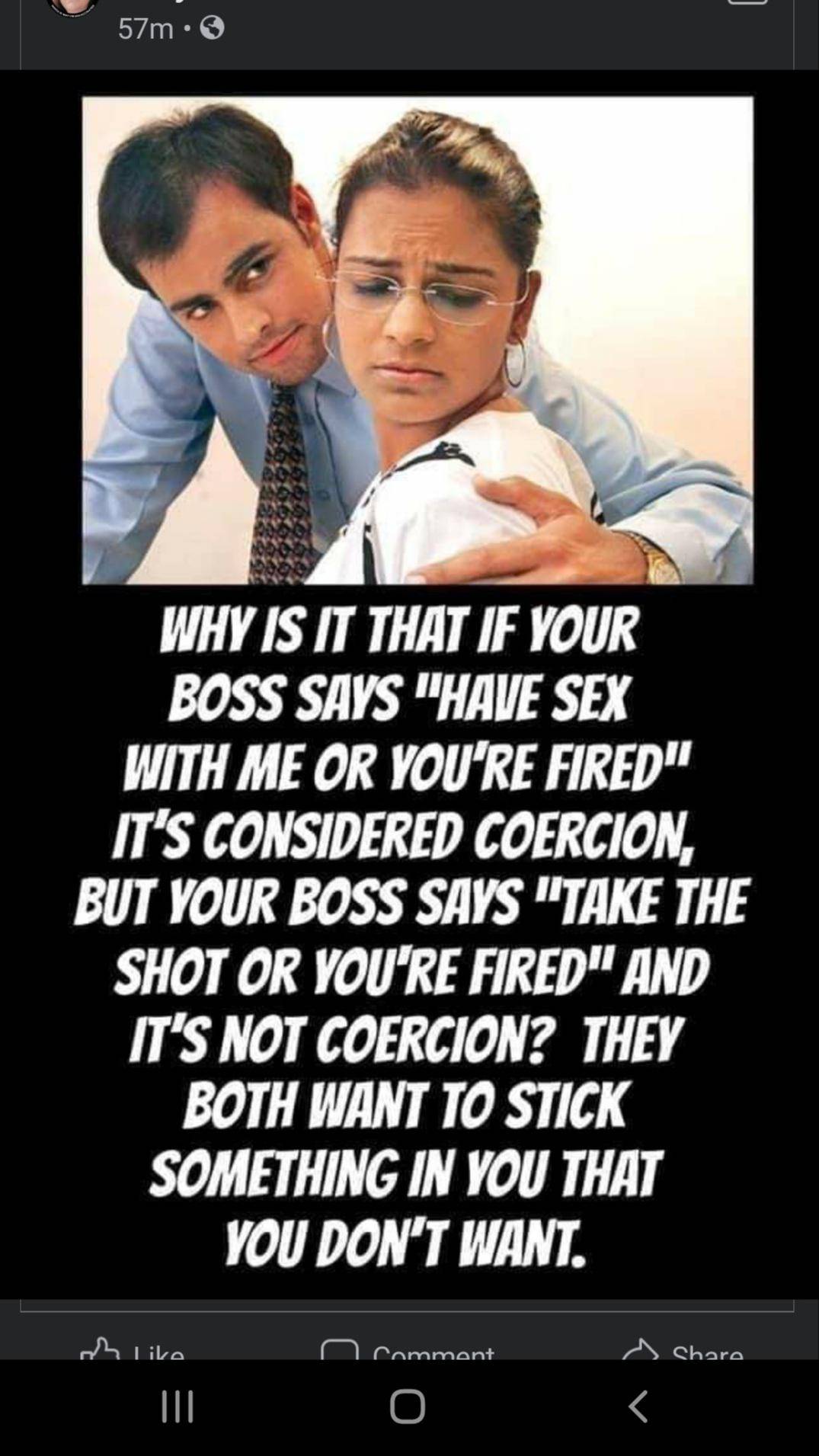 Ive been seeing a LOT of people comparing mandated vaccines to sexual assault. | Scrolller