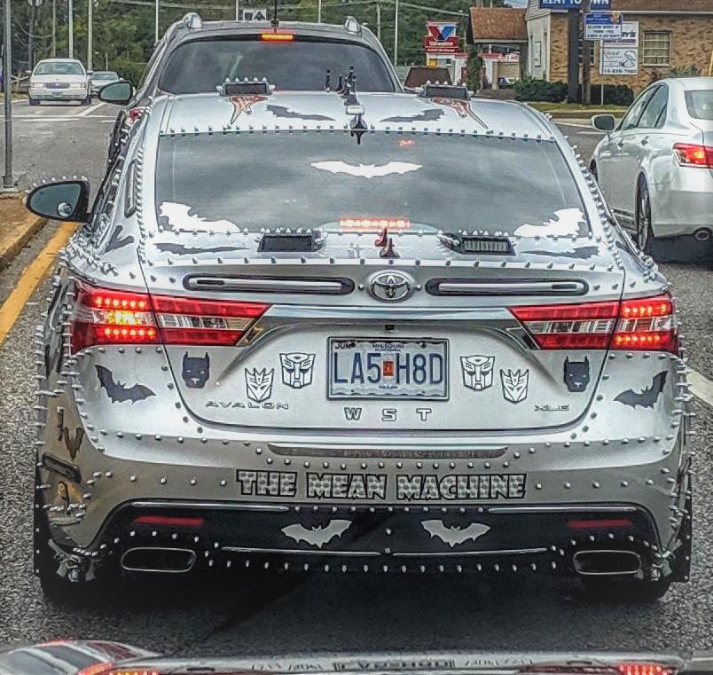 I've been seeing this guy a lot, but finally got a pic. I present to you: The Mean Machine ...