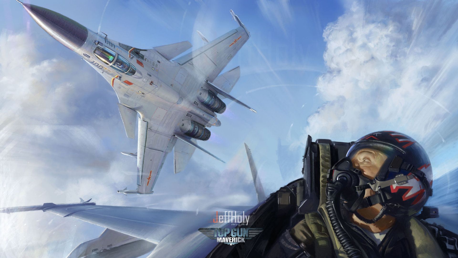 J-15 Flying Shark illustration. [1920x1080] | Scrolller