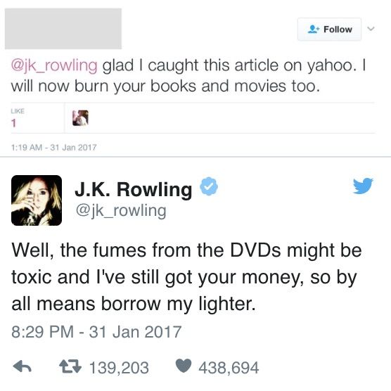 J. K. Rowling burn | Scrolller