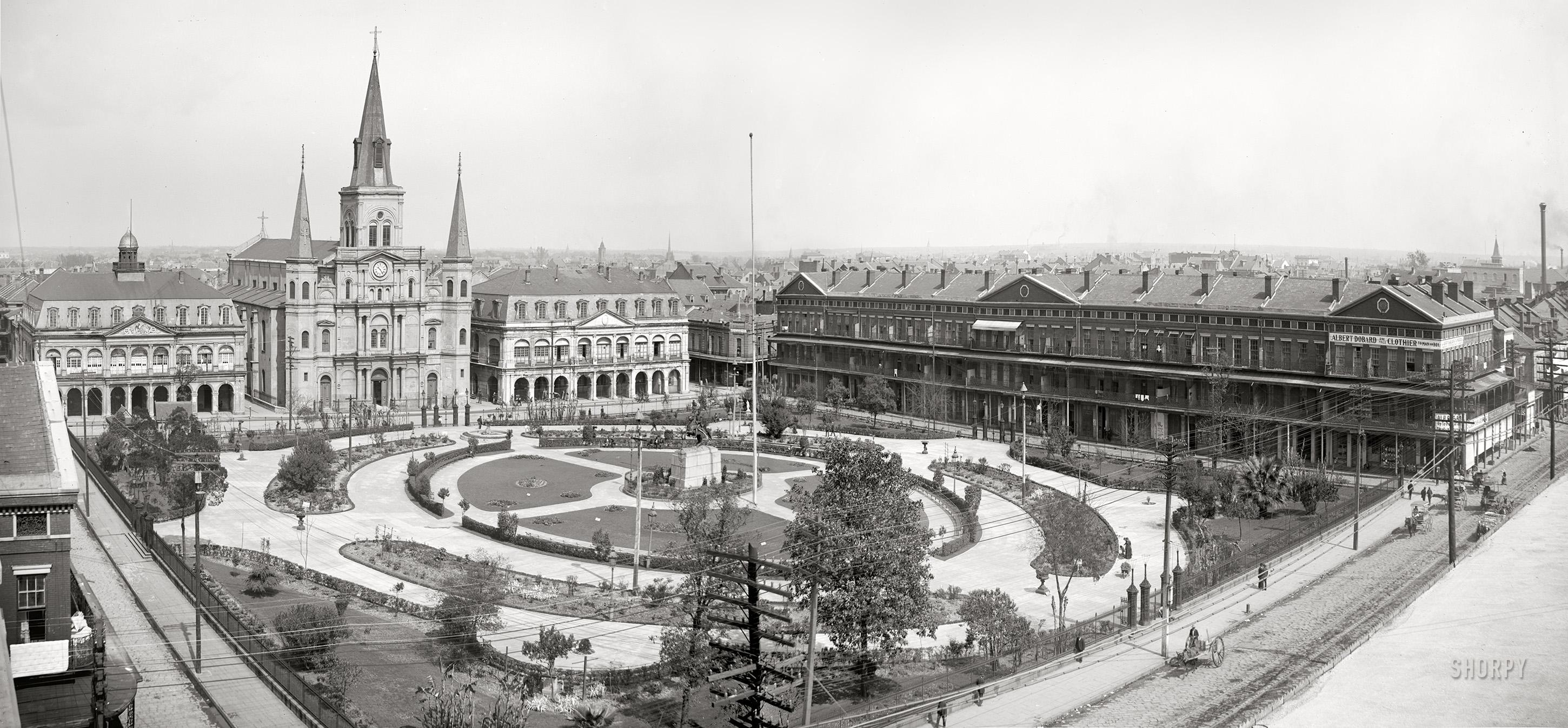 Jackson Square and St. Louis Cathedral, 1903 | Scrolller