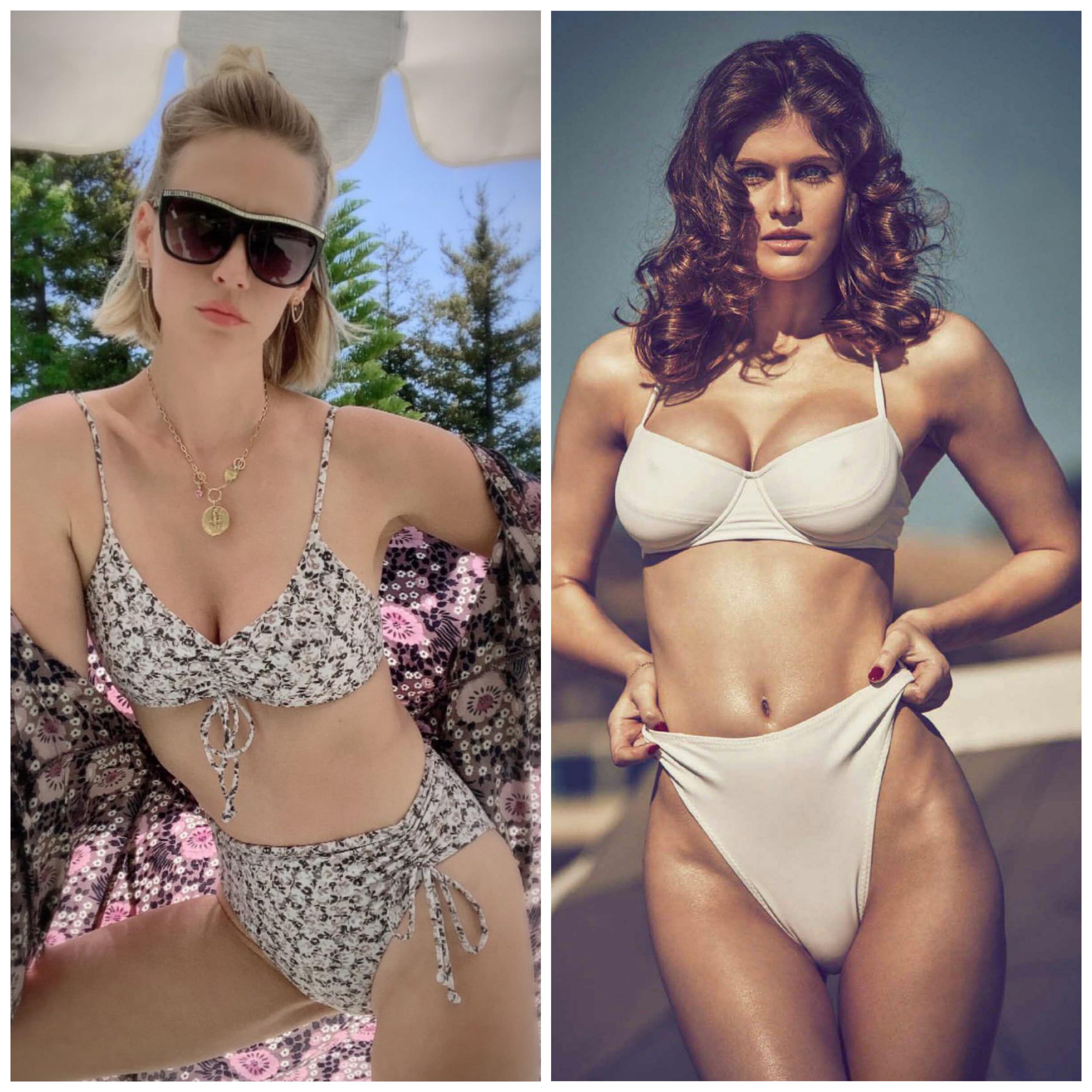 January Jones vs Alexandra Daddario | Scrolller