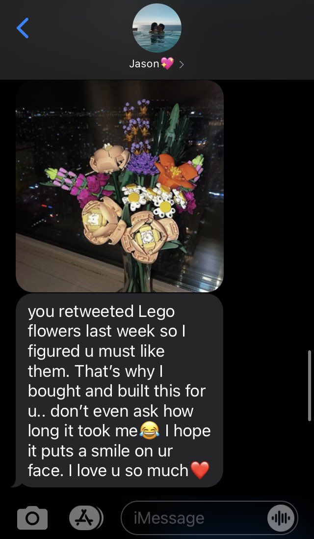 Jason's Lego flowers for the win ! | Scrolller