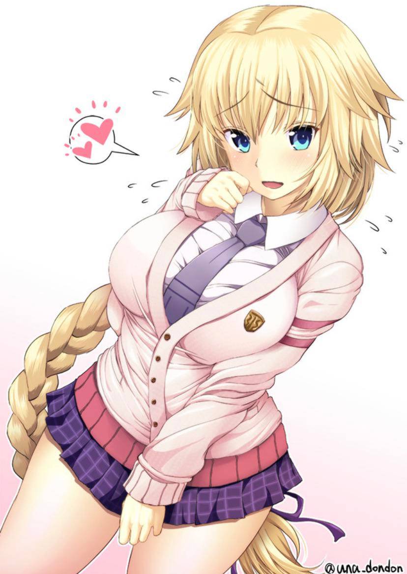 Jeanne in school uniform | Scrolller