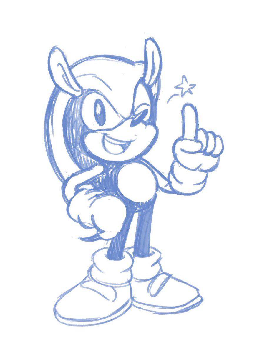 Jennifer Hernandez’s (Sonic comics artist) drawing of Mighty! | Scrolller