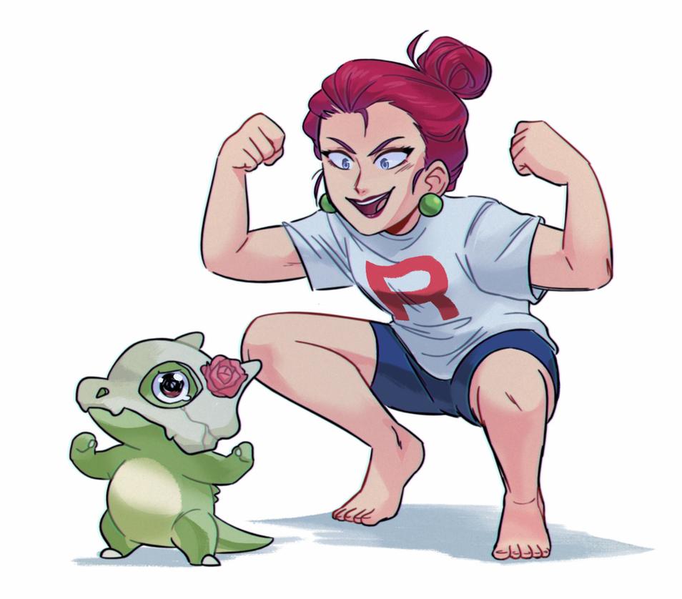Jessie and Cubone by Ki/'kianamai' | Scrolller