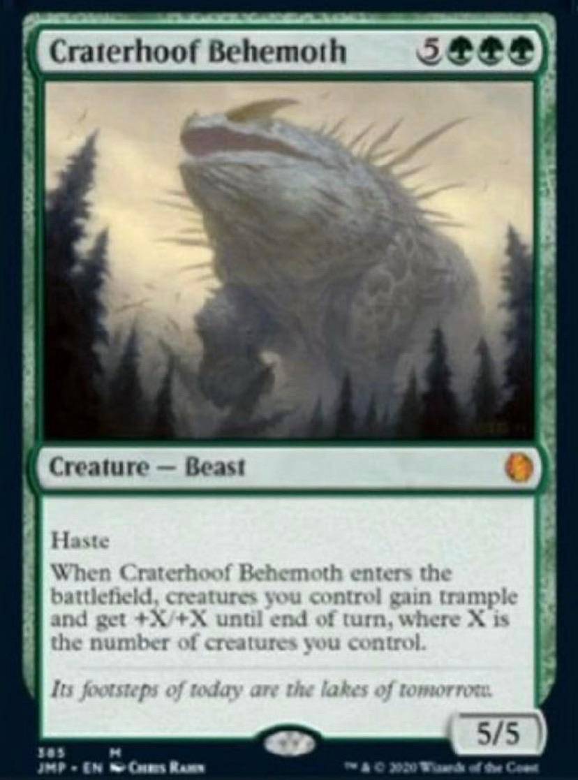 [JMP] Craterhoof Behemoth | Scrolller