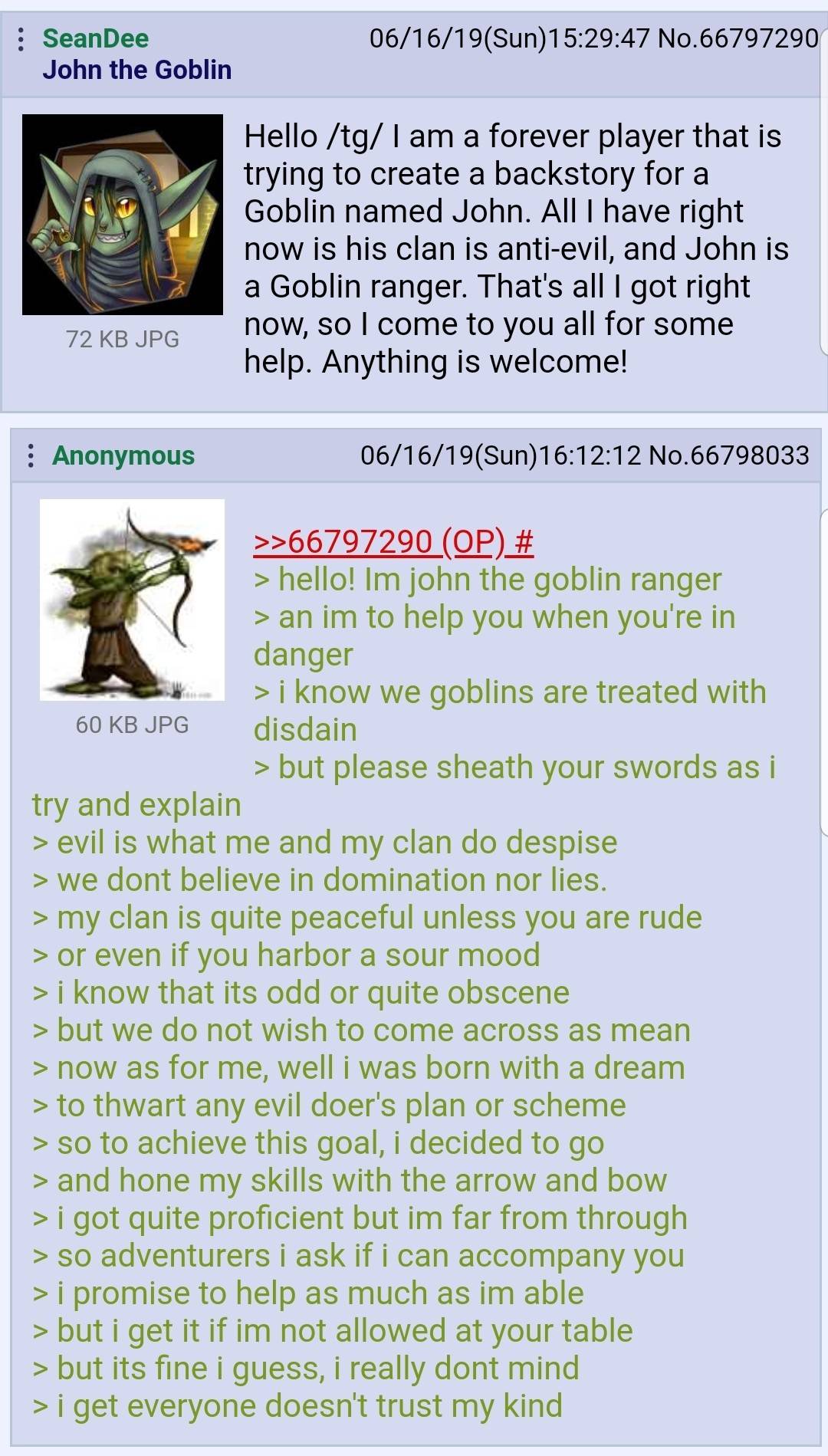 John the Goblin Ranger | Scrolller