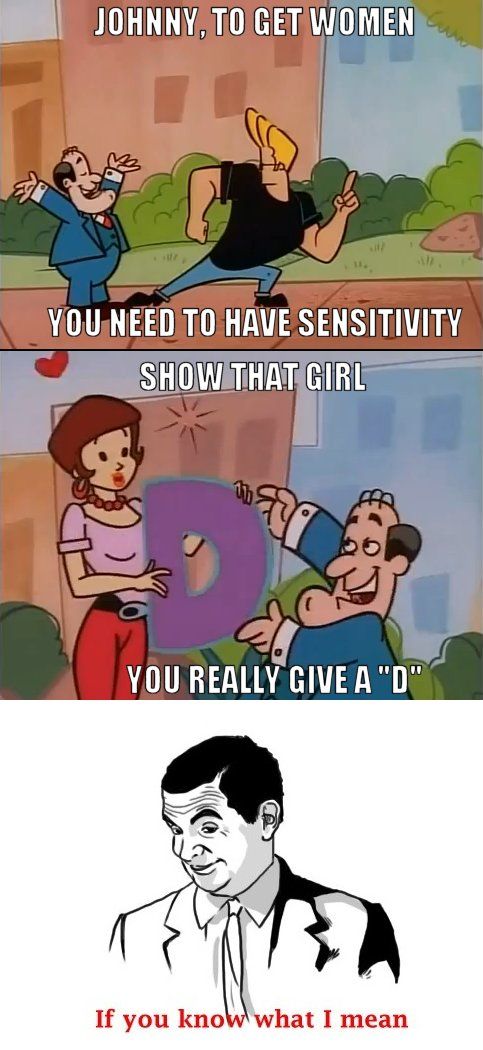 Johnny Bravo learns about sensitivity. (oc) | Scrolller