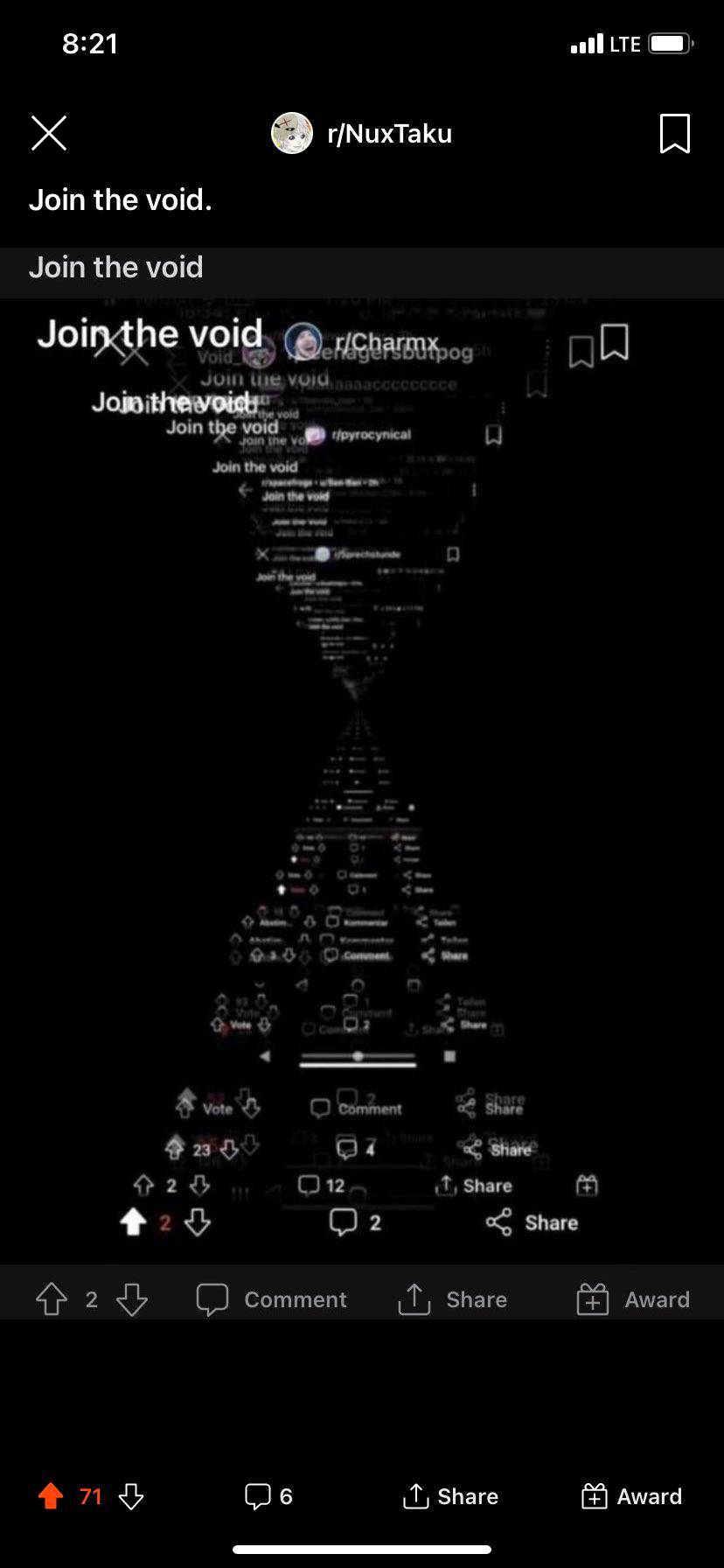 Join the void | Scrolller