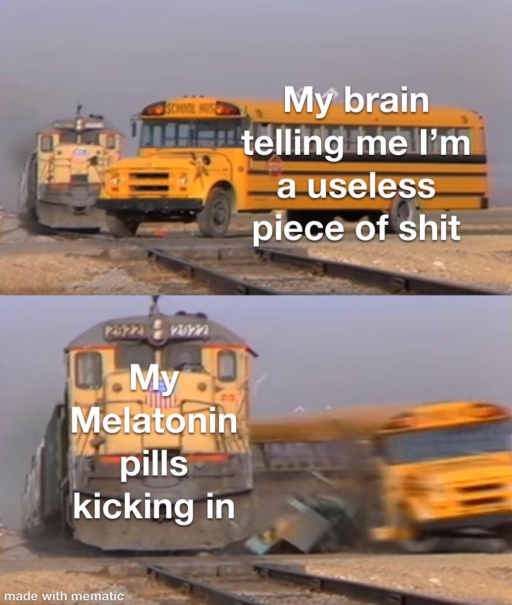 Jokes on you brain. I already know. | Scrolller